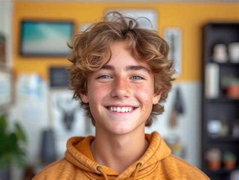 Premium Photo Happy Smiling Caucasian Man Portrait Professional