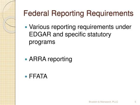 Reporting Requirements