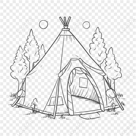 어린이를 위한 캠핑 색칠 공부 페이지