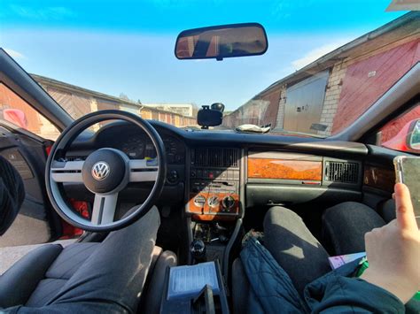 Смеха ради примерил руль от Лупо — Audi 80 B4 2 8 л 1994 года