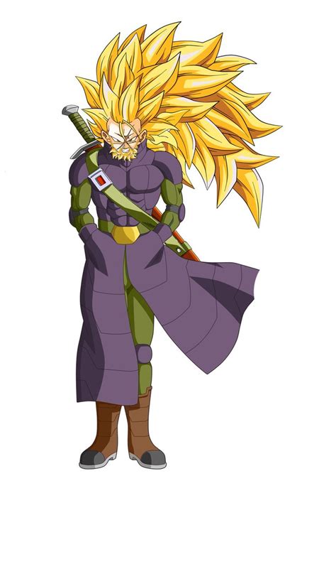 Old Man Trunks By Lssj2 Anime Dragon Ball Goku Anime Dragon Ball Dragon Ball Art