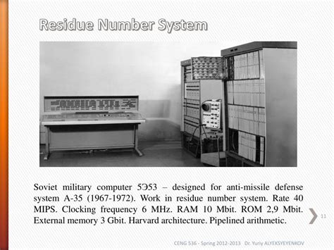 Ppt Advanced Computer Arithmetic Residue Number System Week 4