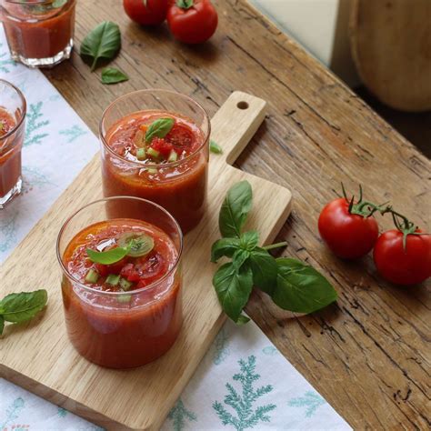 토마토 가스파초 우리의식탁 레시피 요리법 레시피 요리 음식 디자인
