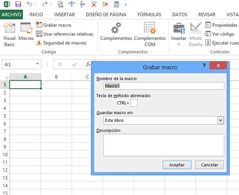 Programar En Excel Como Grabar Una Macro Blog Aec