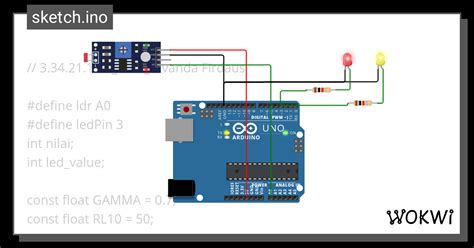 ldr and pwm wokwi esp32 stm32 arduino simulator