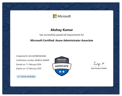 Akshay Kumar On Linkedin Azurecertification Infosys Azure