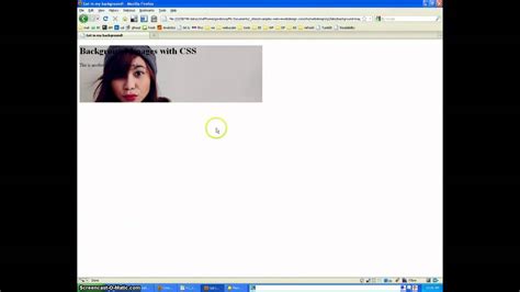 How To Add Background Images With Css Youtube