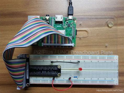 第5章 用树莓派点亮led灯树莓派4b T型 面包板 单色led Csdn博客