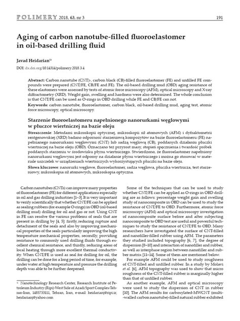 Aging Of Carbon Nanotube Filled Flu Pdf