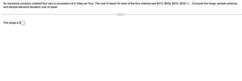 Solved The Range Is Chegg Com