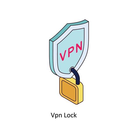 VPN Lock Vector Isometric Icons Simple Stock Illustration Vector Art At Vecteezy