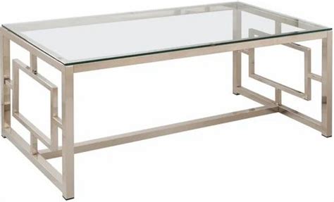 Mild Steel Rectangular Fancy Glass Center Table At ₹ 4350 In New Delhi