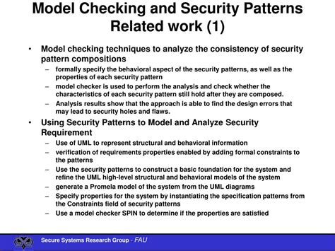 Ppt Overview Model Checking And Security Patter Powerpoint Presentation Id445310
