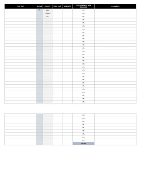 Ic Task Tracker Template 8624 Updated Pdf