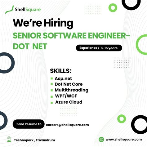 Wearehiring Dotnetjobs Seniordeveloper Techcareers Trivandrumjobs Technopark