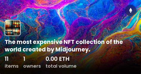 The Most Expensive Nft Collection Of The World Created By Midjourney Collection Opensea