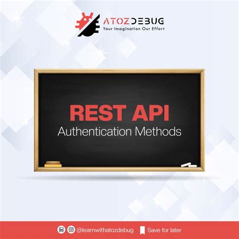 Learn With Atozdebug On Linkedin Restapiauthentication Basicauthentication