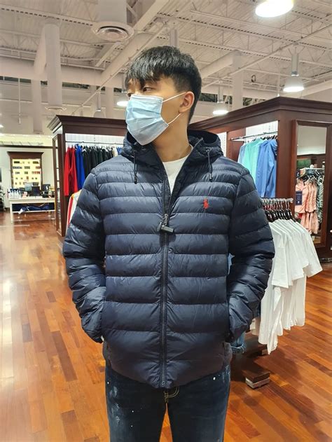 폴로랄프로렌 남자 후드 경량 패딩 패커블 점퍼 상품 상세 크로켓