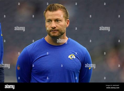 Los Angeles Rams Head Coach Sean Mcvay Before An Nfl Football Game