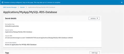 How To Store And Rotate Database Credentials Using AWS Secret Manager