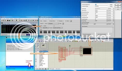 midi simulation with proteus forum for electronics