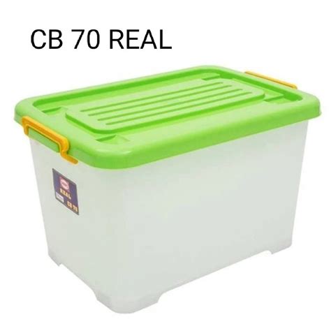 Jual Shinpo Cb70 Box Container 70 Liter Cb 70 Real Tempat Penyimpanan Serba Guna Dengan Roda