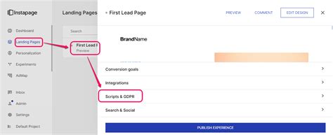 How To Embed Ada Bundle Script On Instapage Ada Bundle Support