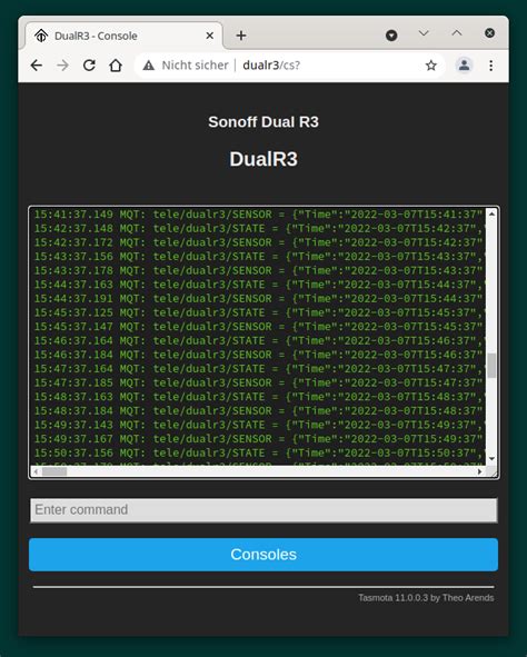Console Log Jumps From End To Some Higher Position Every 1 2 Seconds · Issue 15070 · Arendst