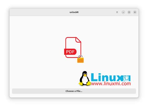 unlockR 在 Linux 和 Windows 中删除 PDF 密码的极简应用 Linux迷