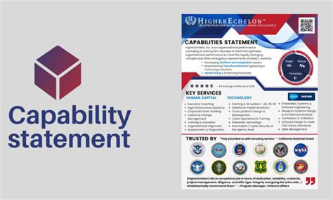 Design A Professional Federal Government Contract Capability Statement By Asad Writes1 Fiverr