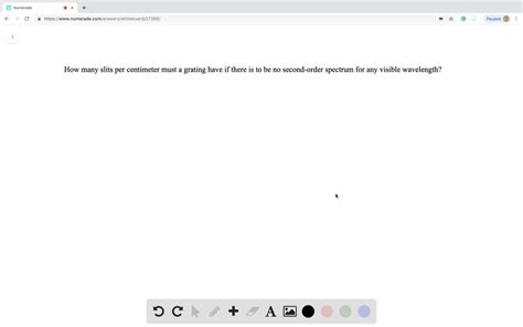 Solved Does A Diffraction Grating Have Many Slits Or Only One Or Two
