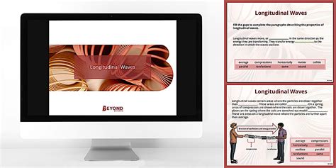 Longitudinal Waves Gap Fill Powerpoint Science Beyond