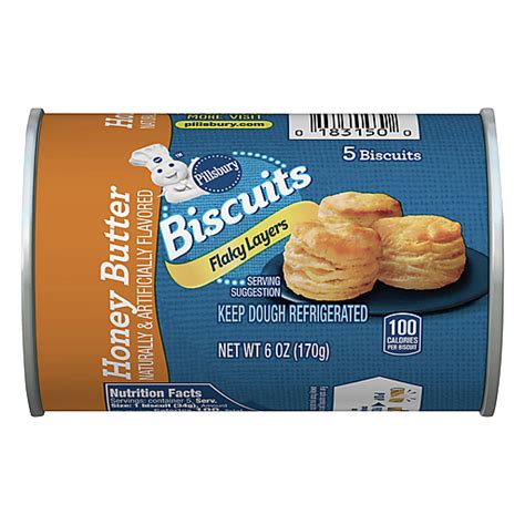 Pillsbury Grands Jr Biscuits Flaky Golden Layers Honey Butter Dairy Taylorsville Country