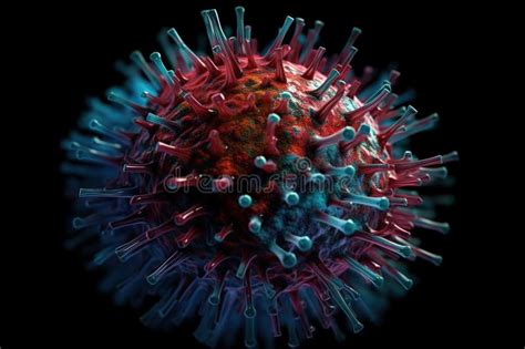 Virus Non Cellular Infectious Agent Bacteria Resposible Influenza Dangerous Flu Strain