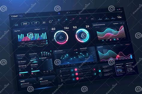 Toolkit Ui Ux Dashboard Infographic Template With Big Data