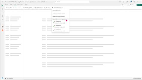 Configure High Concurrency Mode For Notebooks Microsoft Fabric