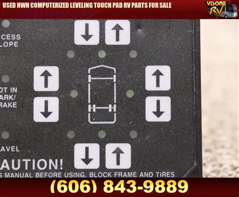 Rv Components Used Hwh Computerized Leveling Touch Pad Rv Parts For