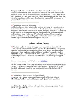 Multicast Basics PDF