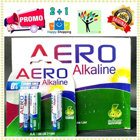 Jual Baterai Battery Alkaline AA AAA AERO AA Jakarta Barat ATK Grosir Tokopedia