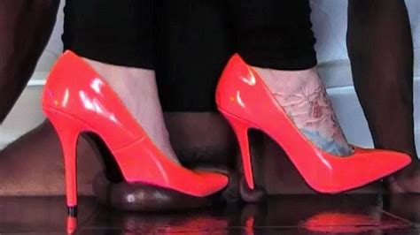 Orange Pumps On Worthless Balls Mv Hd Sweetfeet And Ball Crushing