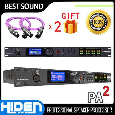 Jual PA2 Driver Rack Speaker Processor 2 Input 6 Output Match Original
