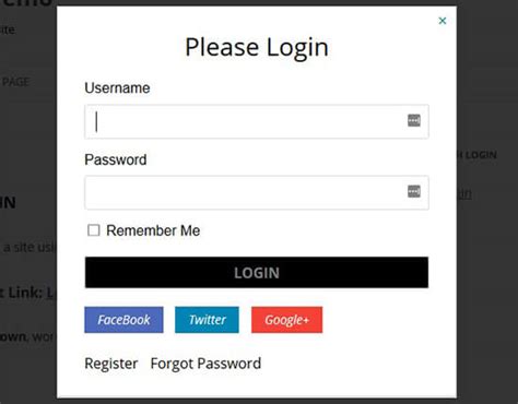 How To Create A Wordpress Login Popup Modal Step By Step