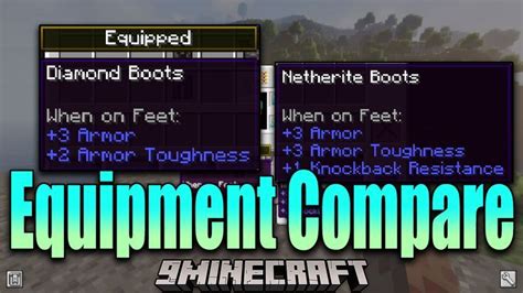 Equipment Compare Mod 1 18 2 1 17 1 Which Pieces Of Equipment Are Better Minecraft Mods