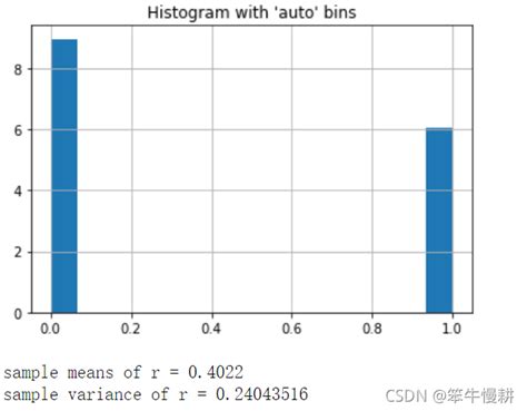 基于pythonscipy学习概率统计2：伯努利分布bernoulli Distribution Csdn博客