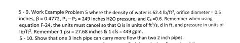 Solved 5 9 Work Example Problem 5 Where The Density Of