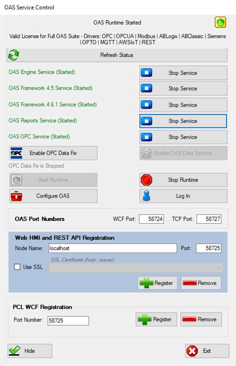 oas service industrial internet of things data platform