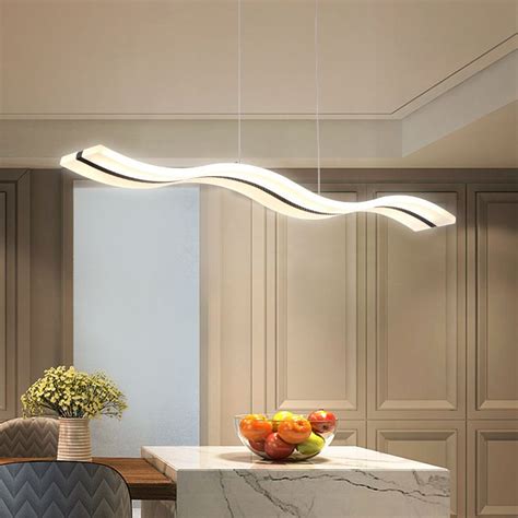 Modern 2 Lights Pendant Light Fixture For Kitchen Island With White Angular Polymer Shade Led