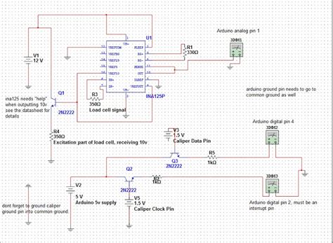 Electronics For Caliper Measurement General Electronics Arduino Forum