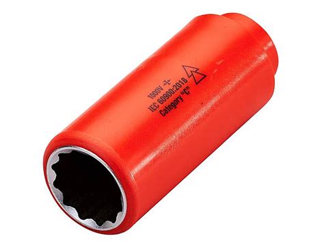 Itl Insulated 01481 Insulated 1 2in Drive Deep Socket 23mm Itl01481 Diy At Bandq