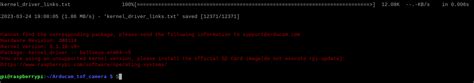 Unable To Install Arducam Depth Sensor Dependencies On Raspberry Pi B Issue Arducam